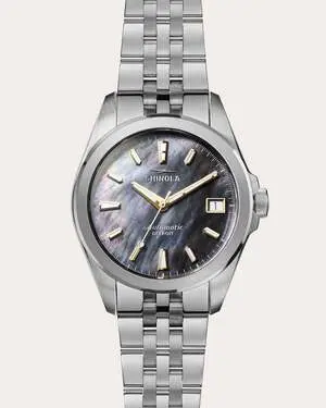 Shinola Automatic Watch With Mother Of Pearl Dial
