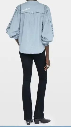 Zadig&Voltaire Embroidered Long Sleeve Top
