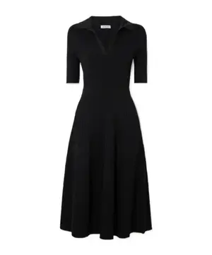Simkhai Short Sleeve Dress - Black