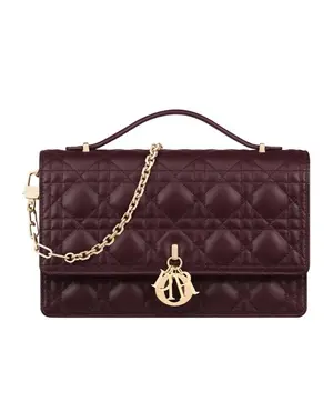 Dior Quilted Leather Flap Shoulder Bag