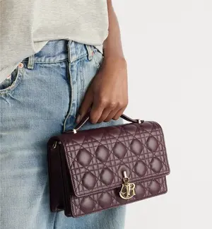 Dior Quilted Leather Flap Shoulder Bag