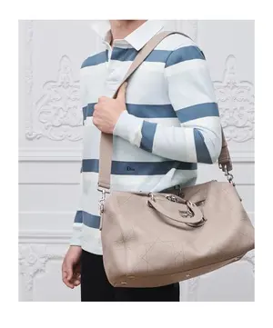 Dior Granville Large Shoulder Bag - Grey