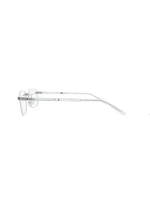 Montblanc Rimless Rectangle Frame Eyeglasses