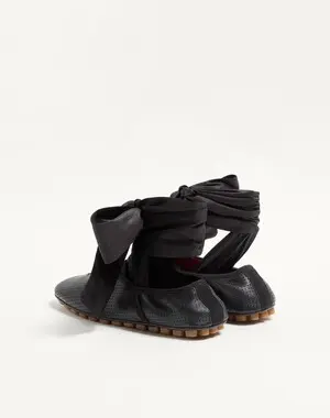 Valentino Garavani Rythmika Ballerina In Perforated Nappa Leather