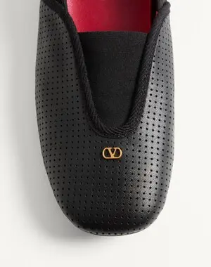 Valentino Garavani Rythmika Ballerina In Perforated Nappa Leather
