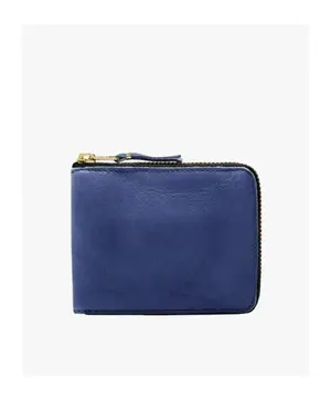 Comme Des Garçons Zip Wallet - Blue