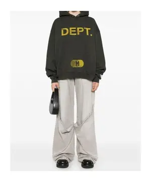 GALLERY DEPT. Logo Printed Long Sleeve Hoodie