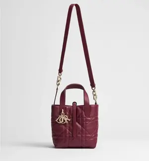 Dior Small Vertical Tote Bag - Red