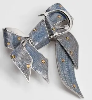 Dior Guilloché Brooch