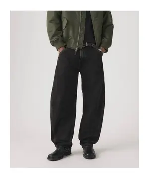LEVI'S Baggy Barrel Jeans - Black