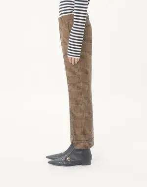 Valentino Garavani Plaid Wool Trousers