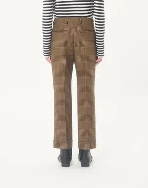 Valentino Garavani Plaid Wool Trousers