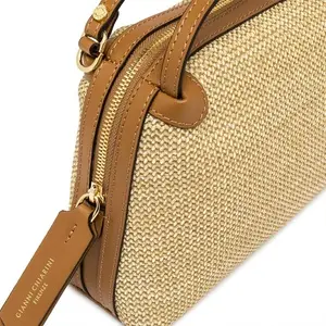 GIANNI CHIARINI Alifa Woven Tote Bag - Nude