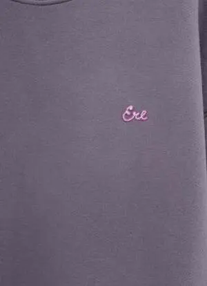 ERL Crew Neck Long-sleeved Sweatshirt With Ribbed Details
