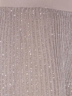 D.exterior Degradé Flared Knitted Trousers