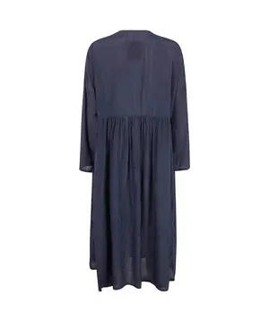 UMA WANG Round Neck Button-front Shirt Dress