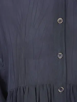 UMA WANG Round Neck Button-front Shirt Dress