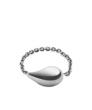 Bottega Veneta Sterling Drop Ring - Silver
