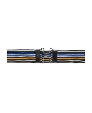 Prada Striped Buckle Belt