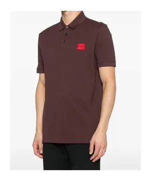 Hugo Boss Logo-patch Polo Shirt