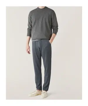Loro Piana Drawstring Waist Casual Pants - Gray