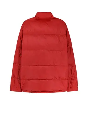 StÜssy Long-sleeved Cotton Jacket With High Neck And Embroidered Logo