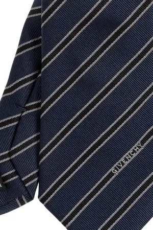 Givenchy Striped Silk Neck Tie