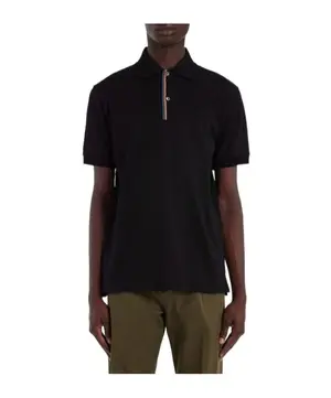 Paul Smith Signature Stripe Trim Polo Shirt