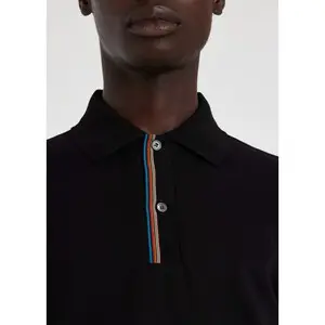 Paul Smith Signature Stripe Trim Polo Shirt