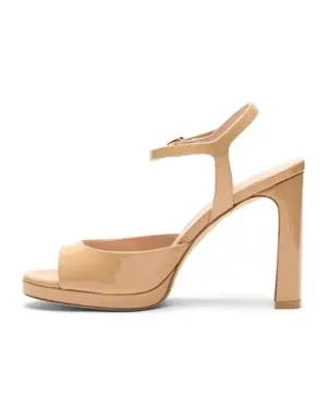 STUART WEITZMAN Babette Platform Sandals - Adobe