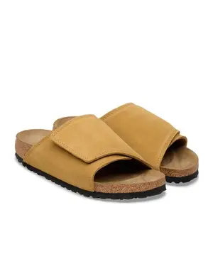 BIRKENSTOCK Solana Suede Touch-strap Sandals - Brown