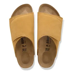 BIRKENSTOCK Solana Suede Touch-strap Sandals - Brown