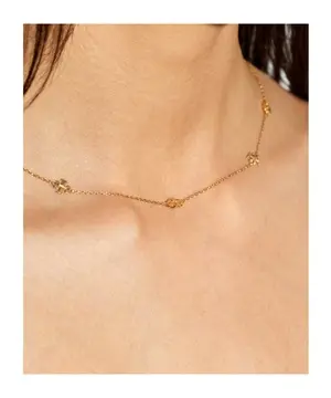 Tory Burch Delicate Icon Charm Necklace