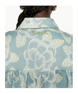 Marni Floral Print Short Sleeve Shirt