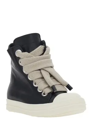 Rick Owens Temple Jumbolace High Top Sneakers