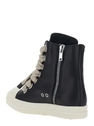 Rick Owens Temple Jumbolace High Top Sneakers