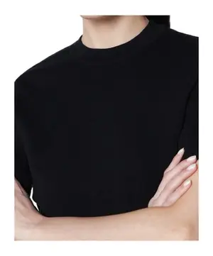 ENTIRE STUDIOS Ribbed Crew Neck Short-sleeved T-shirt
