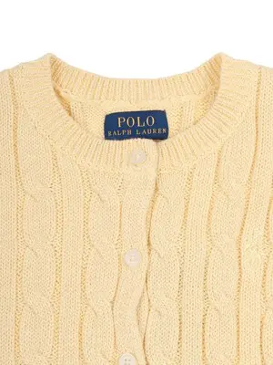 Polo Ralph Lauren Cable Knit Cardigan - Nude