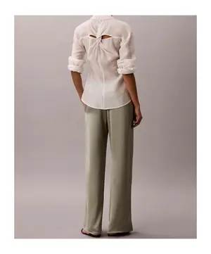 Calvin Klein Elasticated Waist Wide-leg Pants