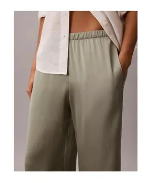 Calvin Klein Elasticated Waist Wide-leg Pants
