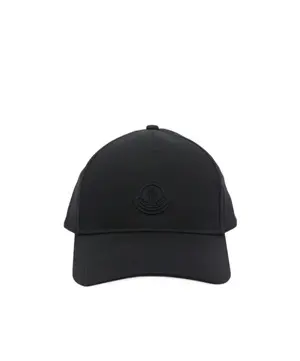 Moncler Logo-patch Baseball Cap - Black