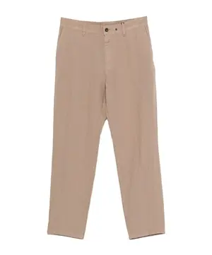 RAG  BONE Evan Linen Trousers - Nude