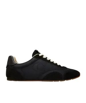COACH Panelled Lace Up Sneakers - Black/chalk