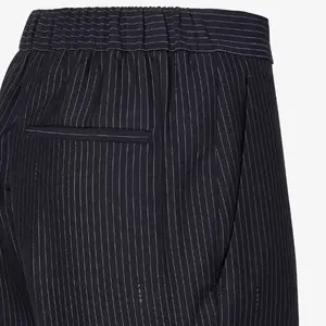 Fendi Multicolored Pinstriped Wool Pants