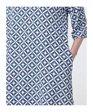 Max Mara Short Sleeve Printed Dress