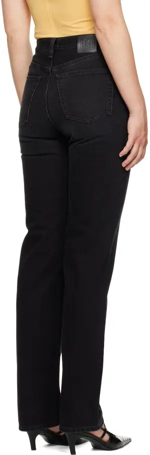 TOTEME Straight-leg Jeans - Black