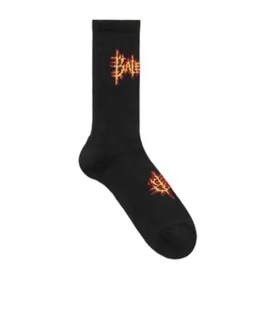 Balenciaga Sacré Cœur Socks - Black/yellow