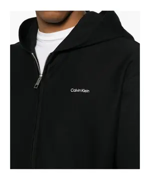 Calvin Klein Embroidered Logo Zip-up Hoodie
