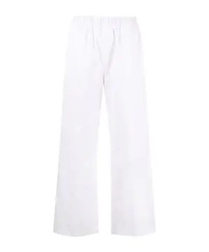 Aspesi Wide Leg Trousers - White