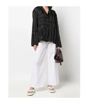 Aspesi Wide Leg Trousers - White